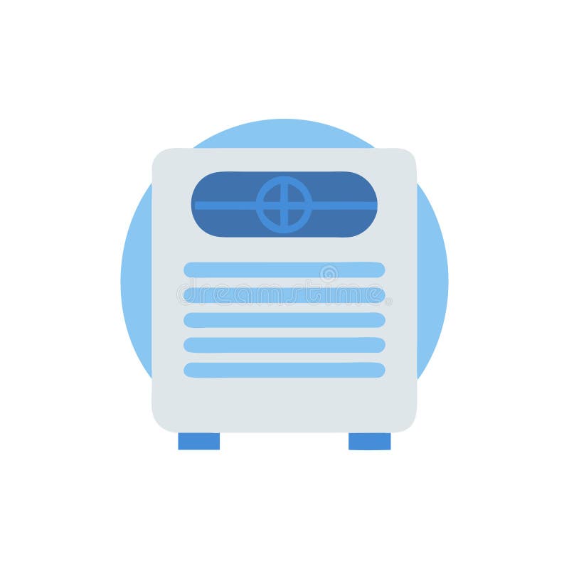 Unique Air Cooler Electrical Icon Stock Illustration - Illustration of ...