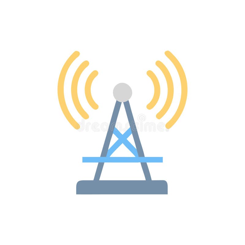Antenna Rotator Icon for Signal Control Stock Photo - Illustration of ...