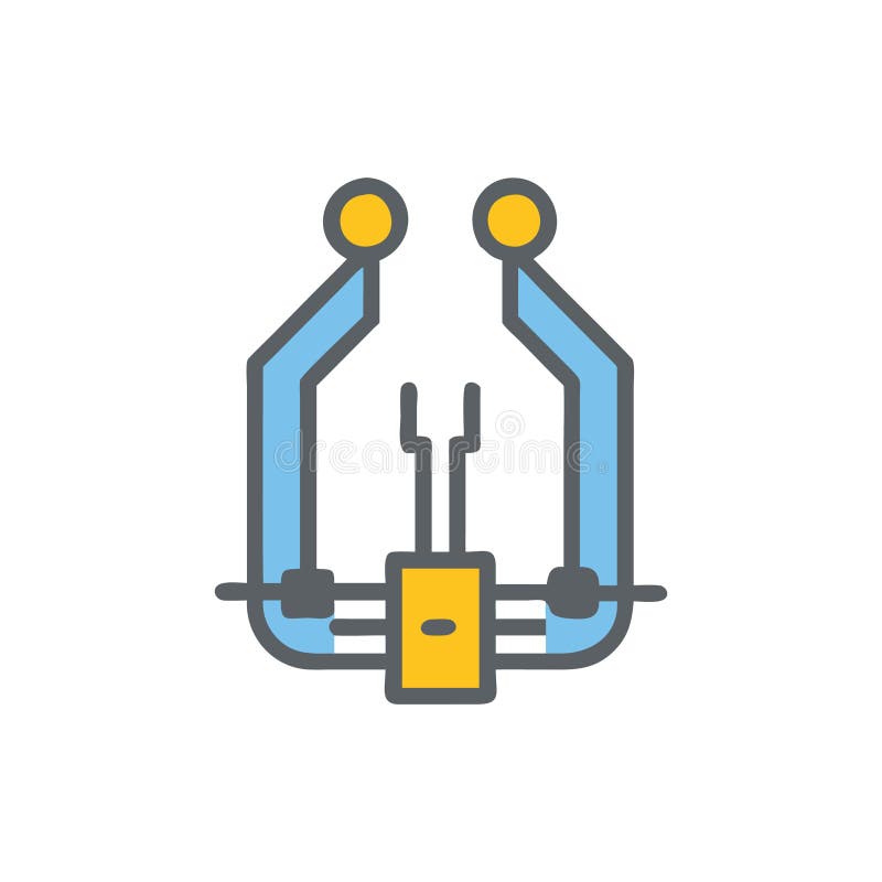 Unique Clamping Circuit Electrical Icon Stock Illustration ...