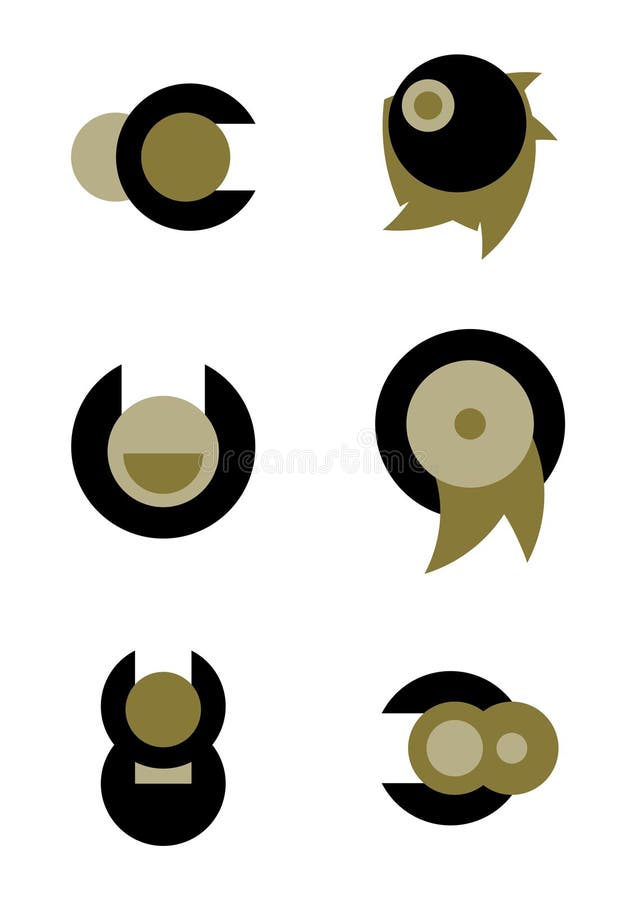 Unique vector logos stock vector. Illustration of editable - 91231756