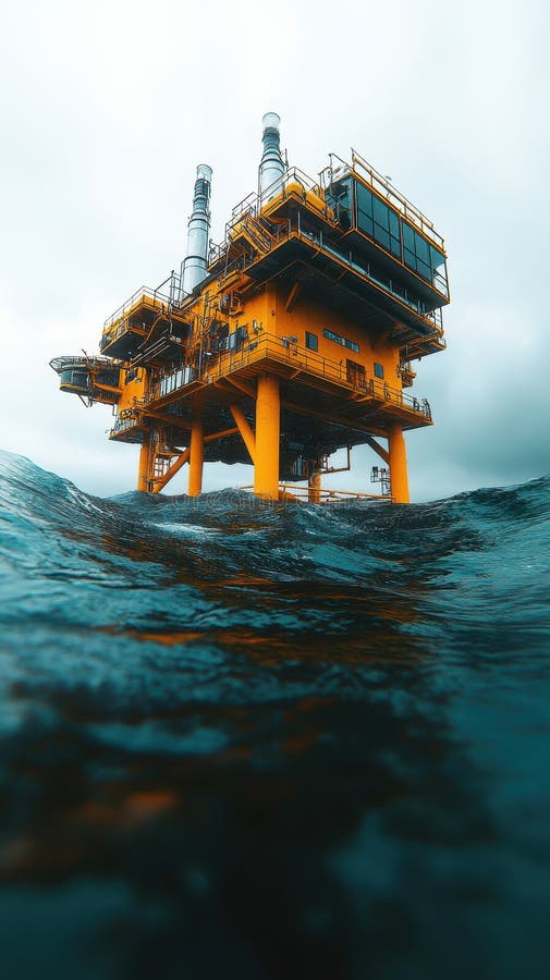 Unique Vertical Stance of FLIP Platform Partially Submerged in Ocean ...