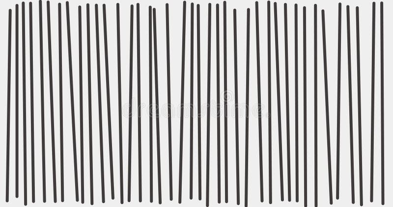 Straight Line Sound Wave Isolated on White Background. Black Color ...