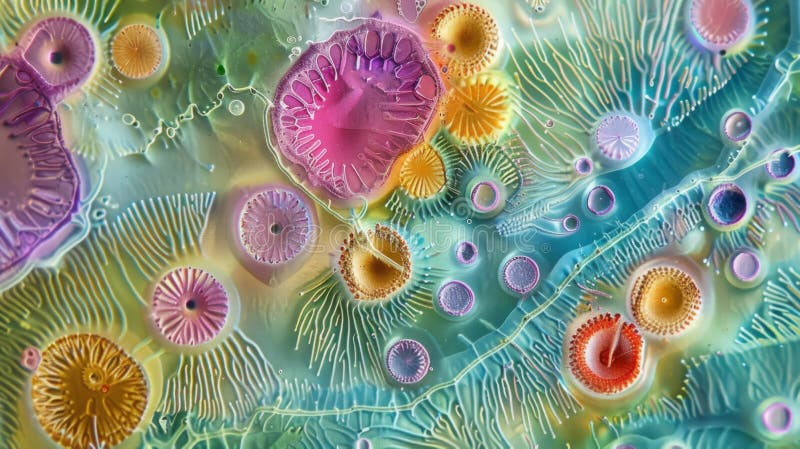 The Unique and Vibrant Color Patterns of Different Diatom Species As ...
