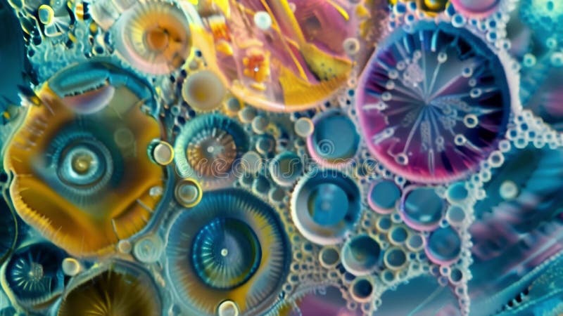 The Unique and Vibrant Color Patterns of Different Diatom Species As ...