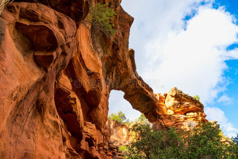 Unique View of the Red Rocks in Sedona, Arizona. Stock Photo - Image of ...