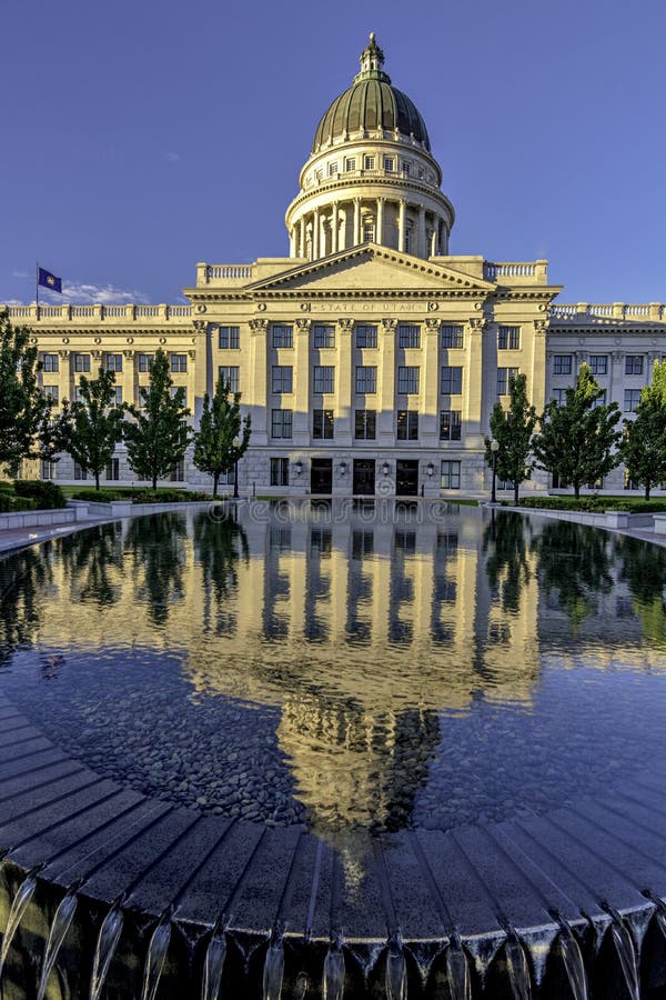 Unique View of the Utah State Capital Building Editorial Stock Photo ...