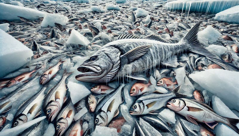 Unique Visual Interpretations of Frozen Animals Stock Illustration ...