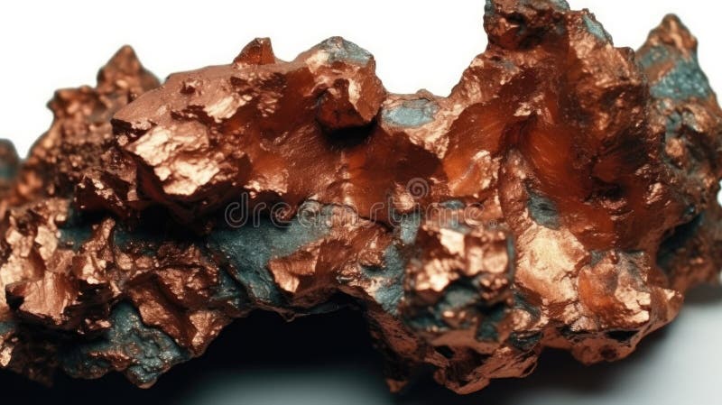 Copper Ore Background with 16:9 Aspect Ratio Stock Illustration ...