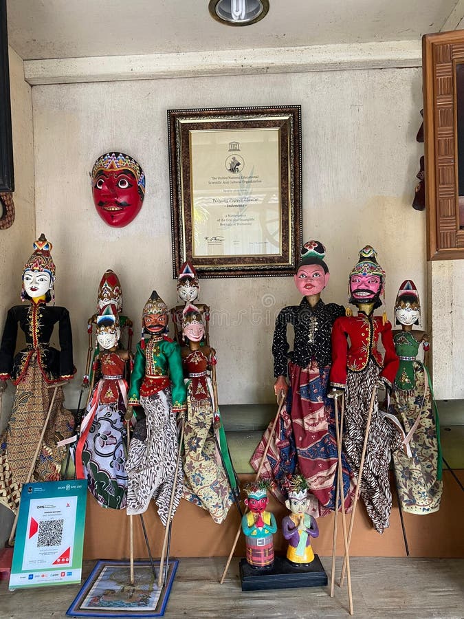 Unique Wayang Cepot from Indonesia Stock Illustration - Illustration of ...