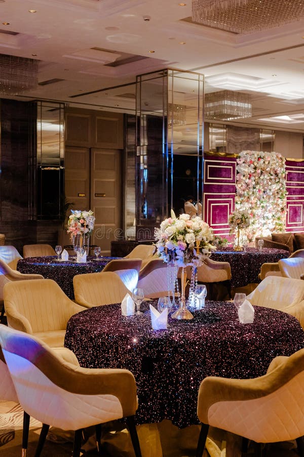 Unique Wedding Table Setting Stock Image - Image of hotel, luxury ...