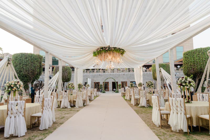 Unique Wedding Table Setting Stock Image - Image of indianwedding ...