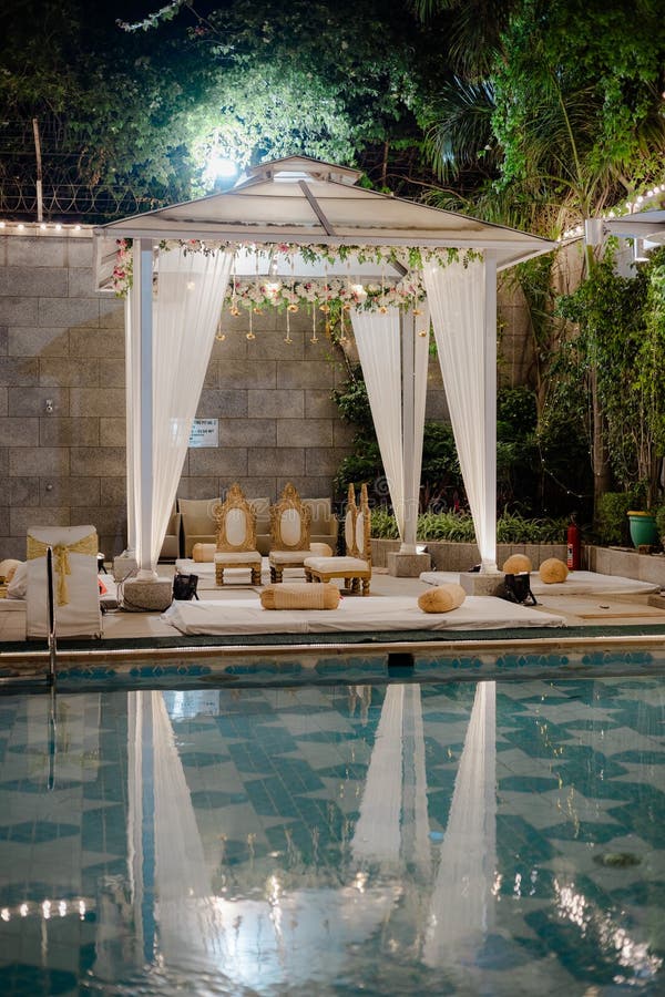 Unique Wedding Table Setting Stock Photo - Image of indoor, house ...