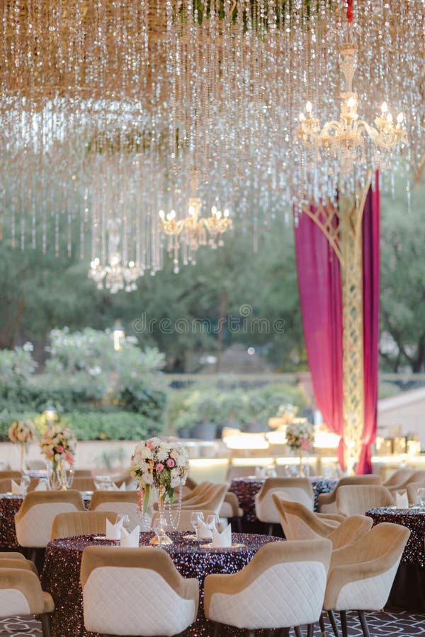 Unique Wedding Table Setting Stock Image - Image of bedroom, indian ...