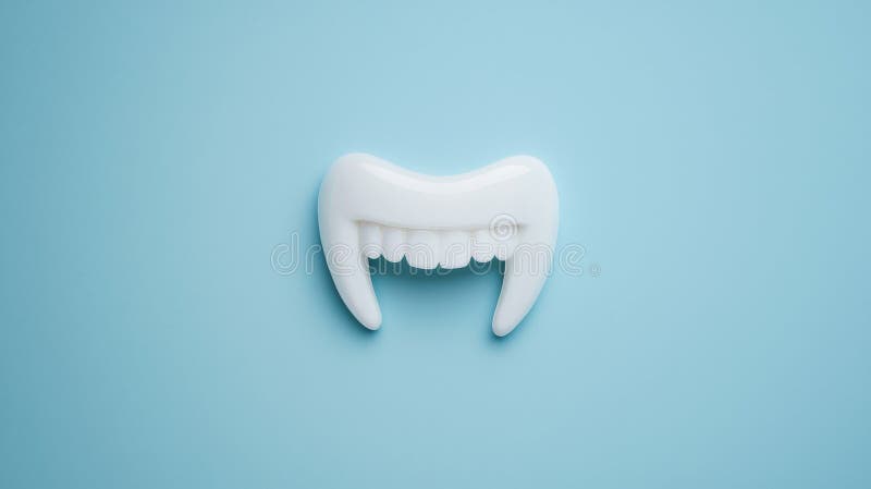 Unique White Fangs Blue Background Stock Photos - Free & Royalty-Free ...