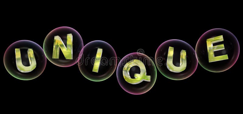 Unique Word Typography Style Illustration Stock Vector - Illustration ...