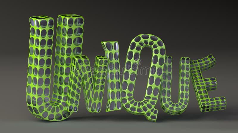 Unique word stock illustration. Illustration of creativity - 54032244