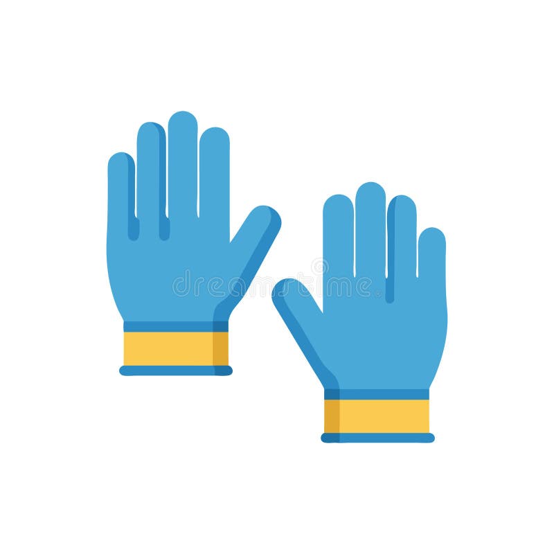 Unique Work Gloves Icon for Industrial Use Stock Illustration ...