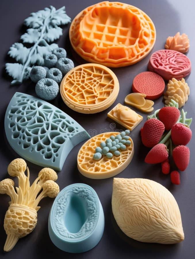 Uniquely Detailed Molds of Food in Various Shapes and Sizes Created ...