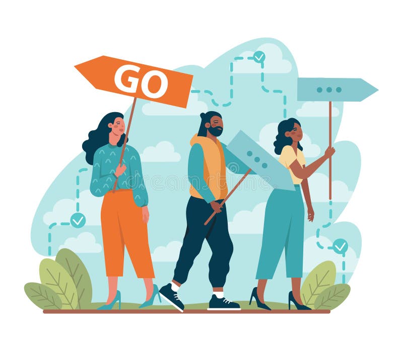 Uniqueness and Individuality Concept. Character Standing Out from the ...