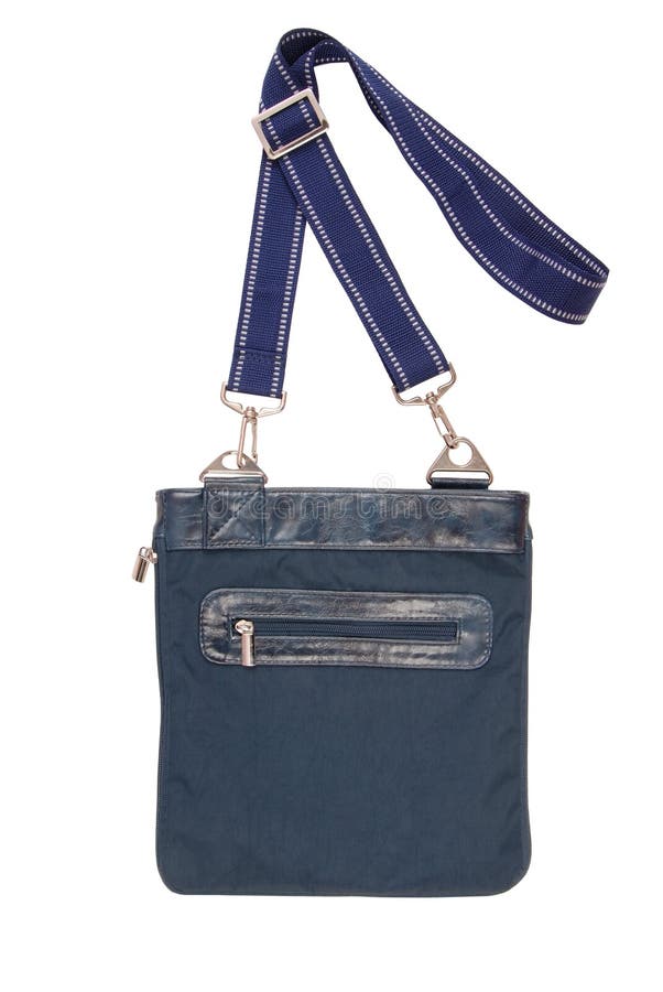 Unisex blue bag stock image. Image of femininity, accessory - 46334511