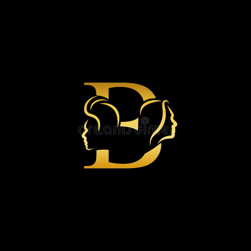 Unisex Luxury B Creative Logo Design Stock Illustration - Illustration ...