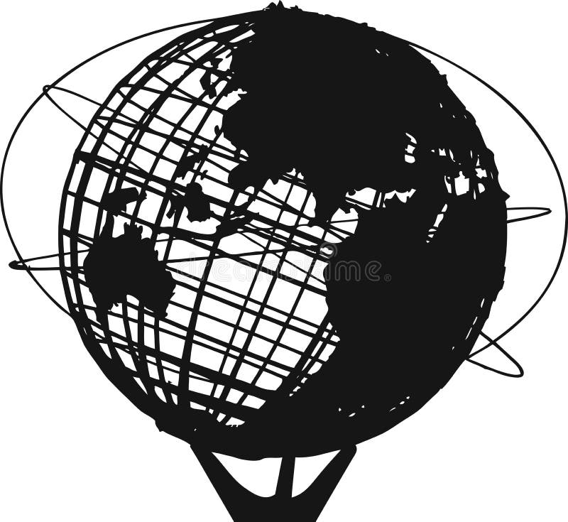 Unisphere editorial photo. Illustration of white, globe - 15626336