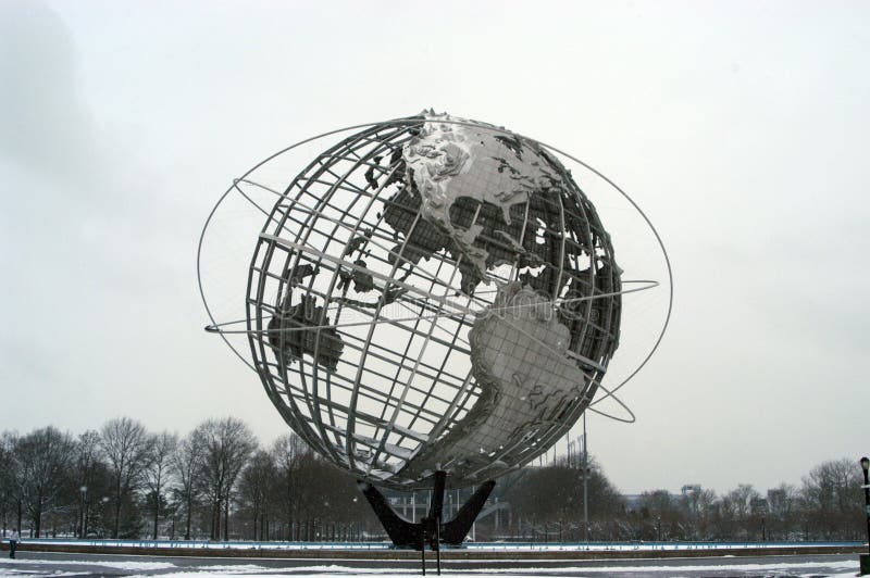 Unisphere editorial stock image. Image of flushing, globe - 604359