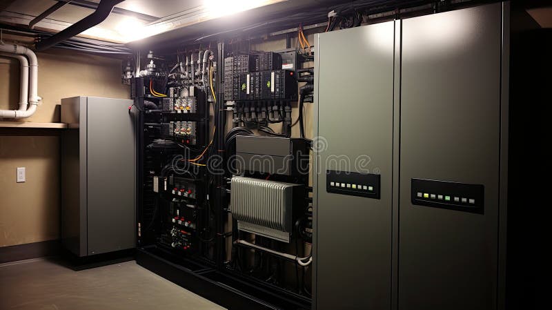 Unit Battery Energy Storage System Stock Illustration - Illustration of ...