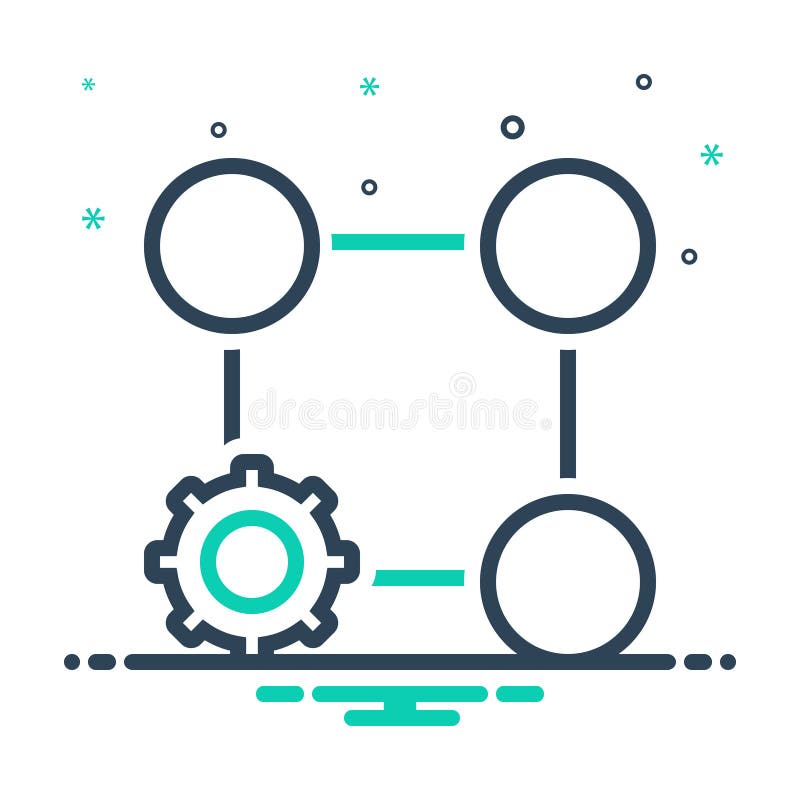 Mix Icon for Ranking, Category and Range Stock Illustration ...