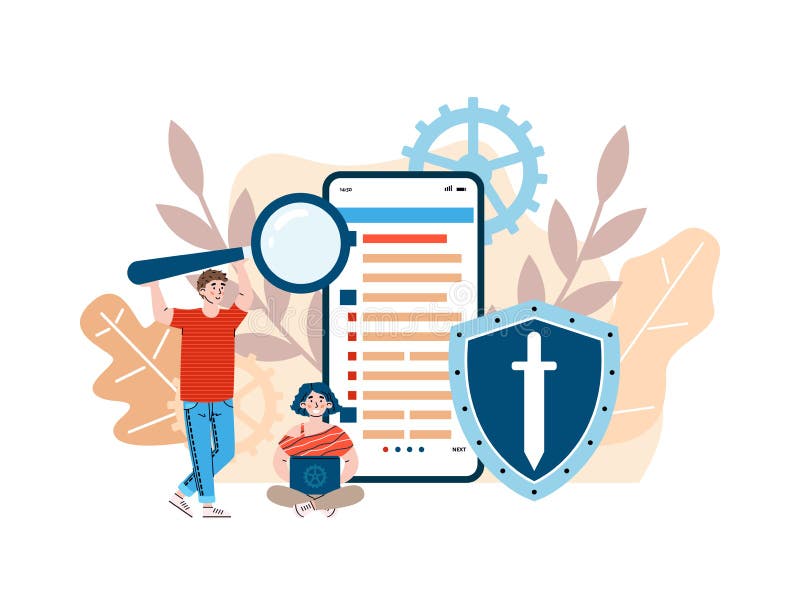 Unit Testing Software Coding Programming Application Review Stock Vector Illustration Of
