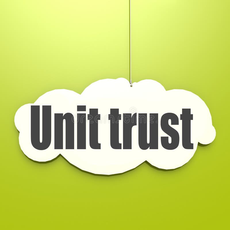 Unit Trust Icon. Trendy Flat Vector Unit Trust Icon on White Background ...