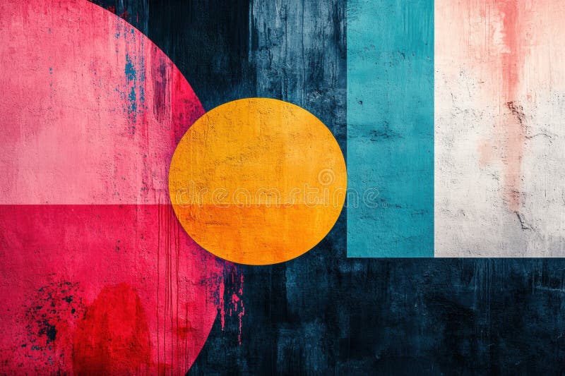 Unite Art and Functionality through Abstract Shapes and Bold Colors on ...