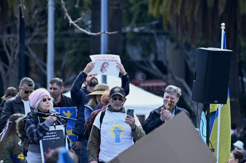 Unite for Ukraine San Francisco 2023 54 Editorial Stock Photo - Image ...