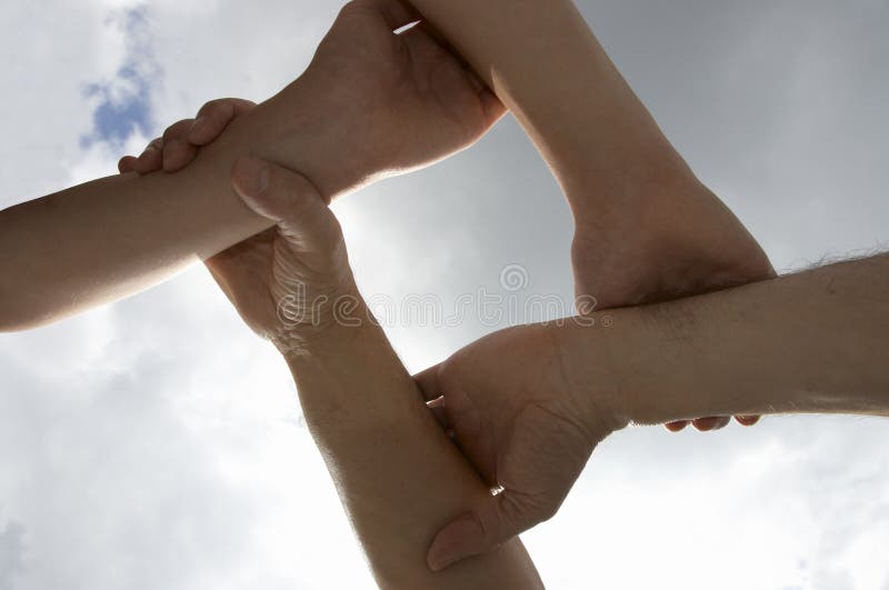 United hands stock photo. Image of alight, summer, chain - 411946
