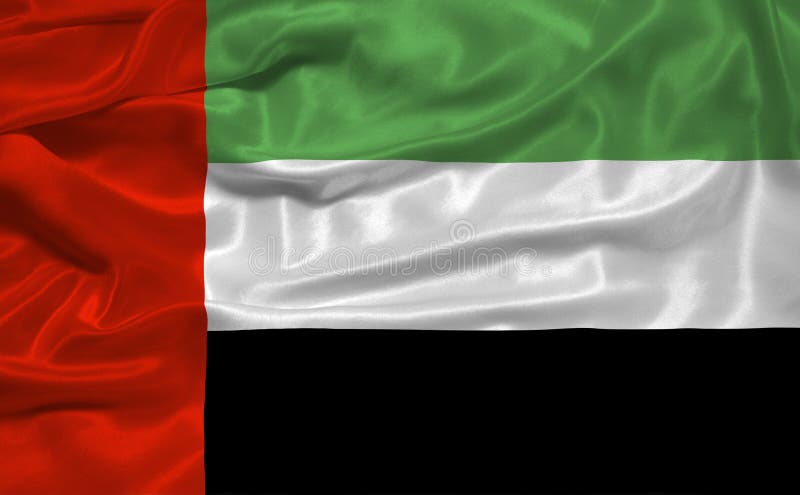 United Arab Emirates Flag 2 Stock Illustration - Illustration of ...