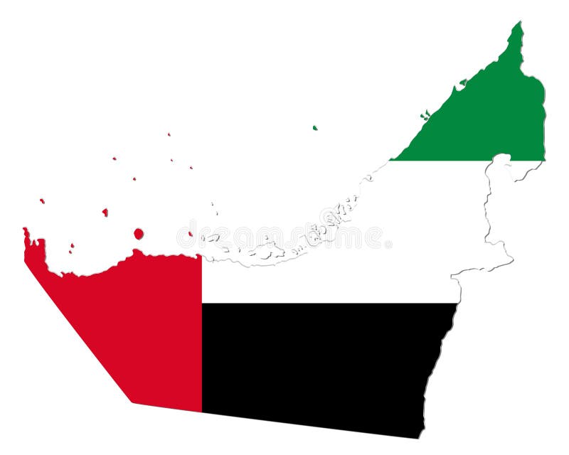 United Arab Emirates Flag Map Stock Illustrations – 2,388 United Arab ...