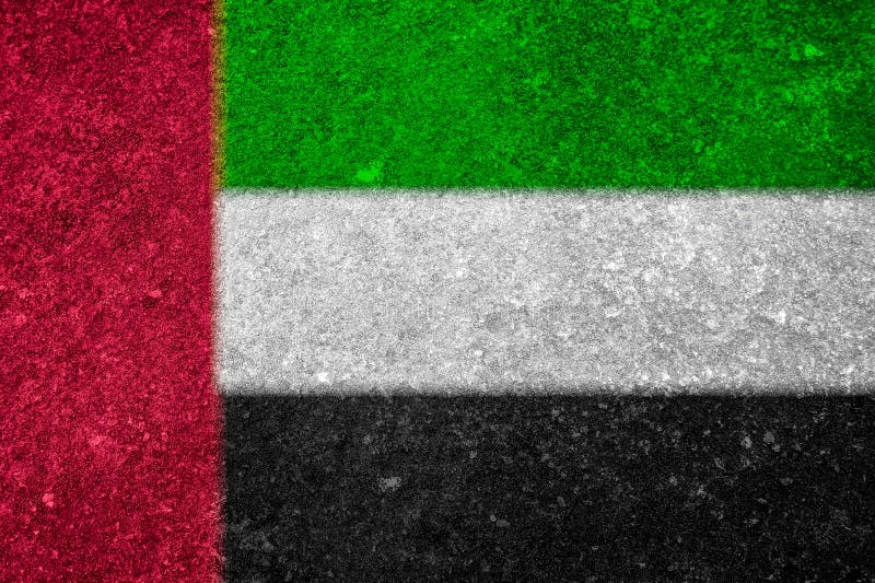 United Arab Emirates Flag Texture As Backdrop Stock Photo - Image of ...