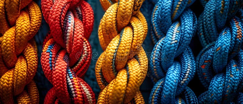 United Colors of Strength: Cooperation in Knots. Concept Teamwork ...