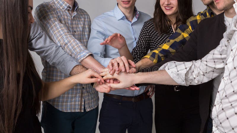 Many Hands Together. Command Concept. Background. Unification Stock ...