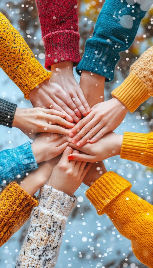 United Hands, Shared Warmth Diverse Community Volunteers Join Forces ...