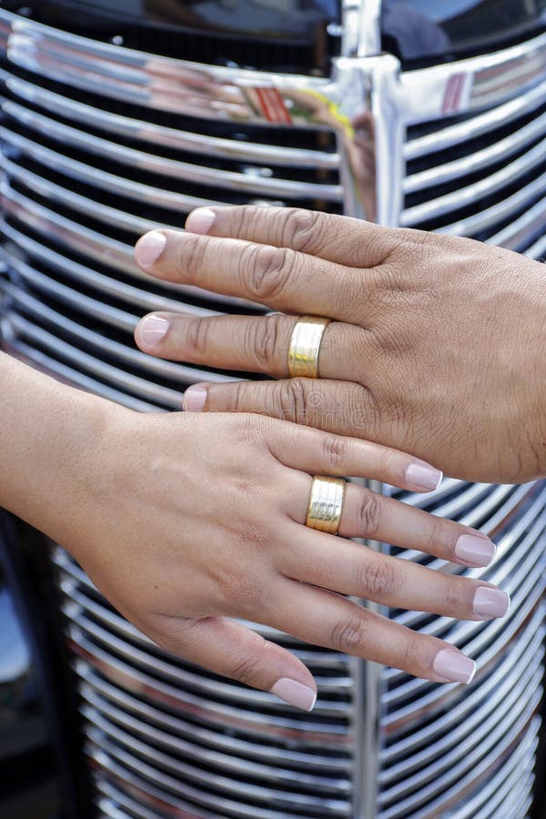 United Hands and Wedding Rings Stock Photo - Image of celebration ...