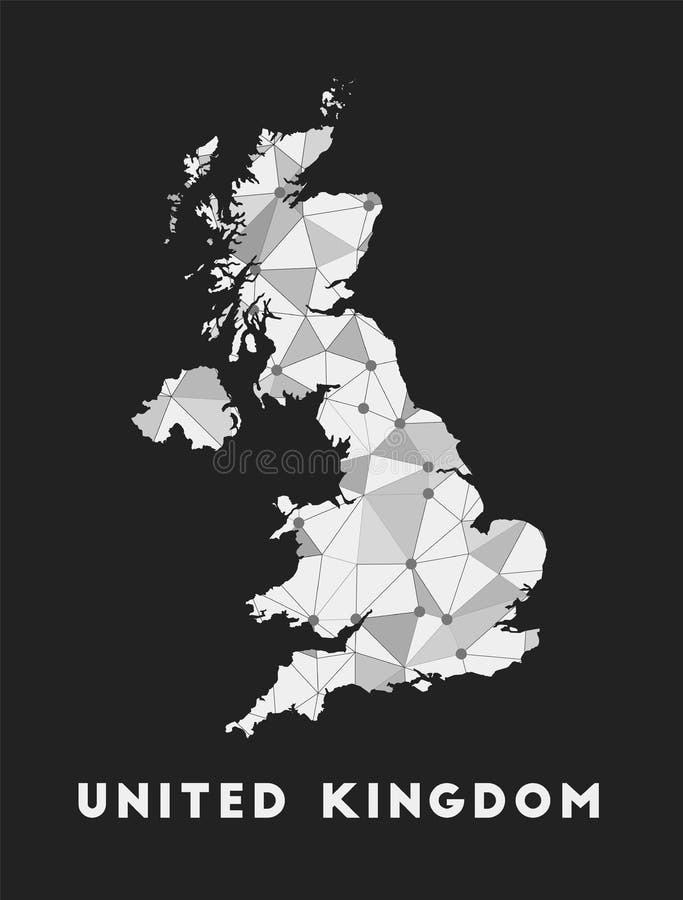 United Kingdom - Communication Network Map of. Stock Vector ... United Kingdom - Communication Network Map of. Stock Vector ...