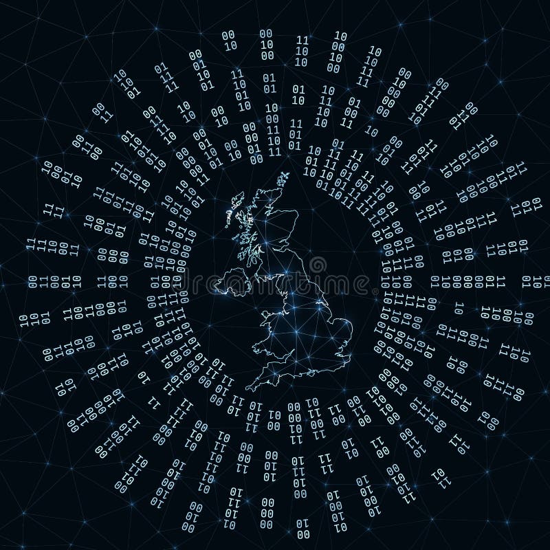 United Kingdom Digital Map. Stock Vector - Illustration of england ...