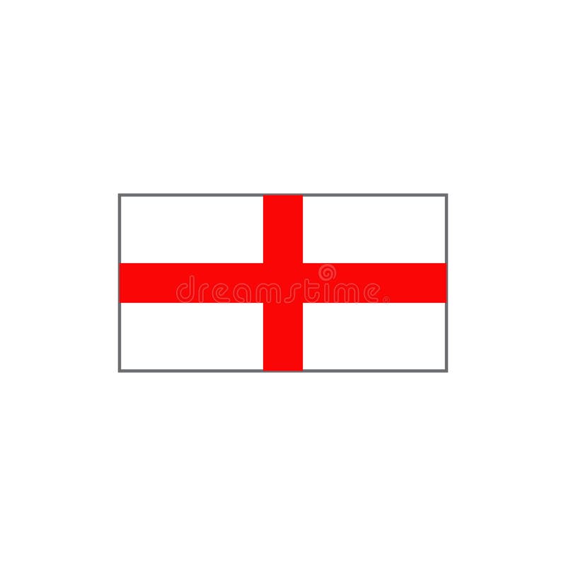 United Kingdom England Flag Logo Design Template Stock Vector ...