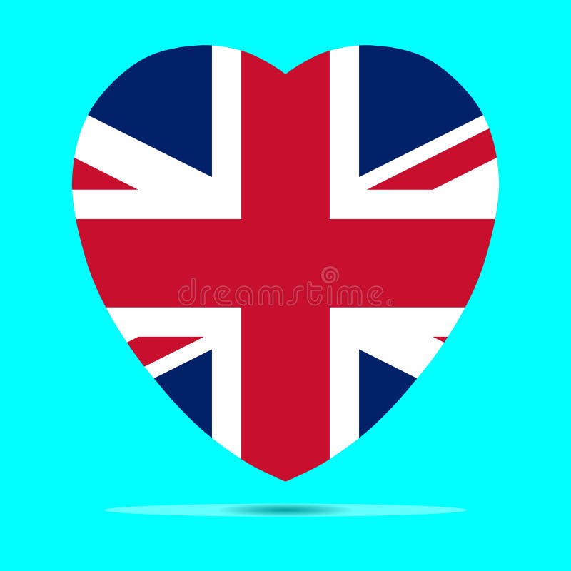 Heart Shape British Union Jack Flag Stock Illustrations – 112 Heart ...
