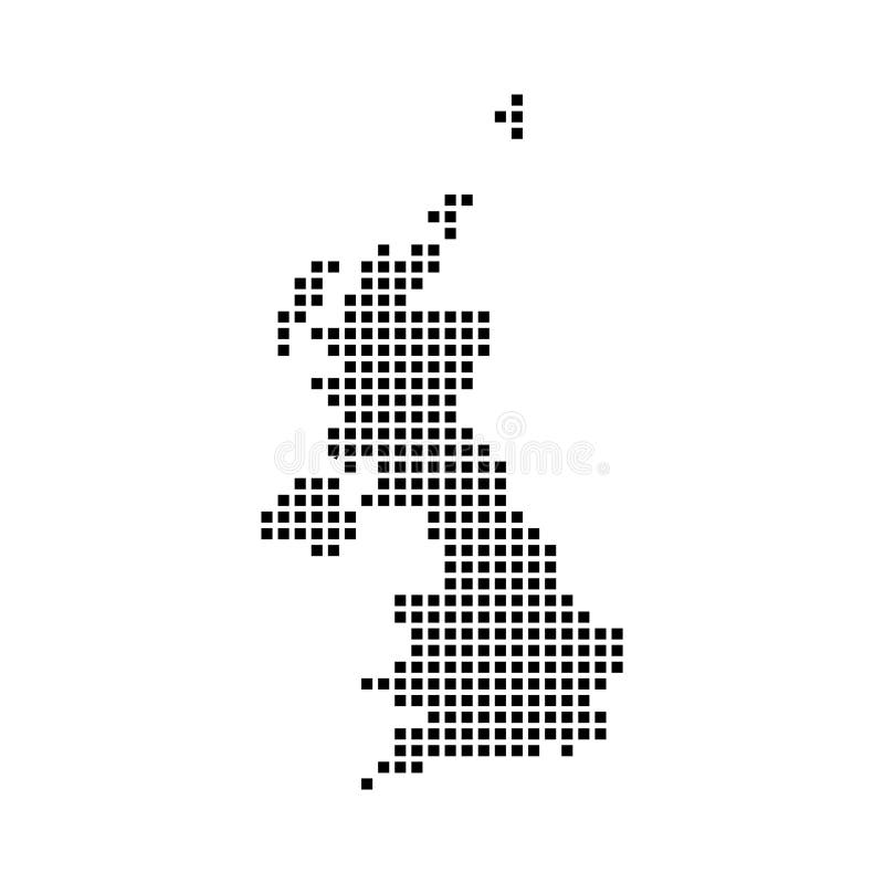 United kingdom map icon stock illustration. Illustration of british ...