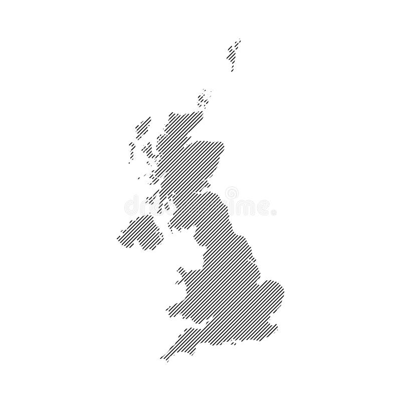 United kingdom map icon stock illustration. Illustration of border ...