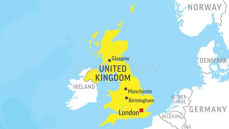 united kingdom on the world map