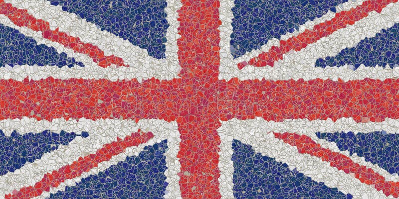 Distorted Union Jack - Vector Illustration Stock Vector - Illustration ...