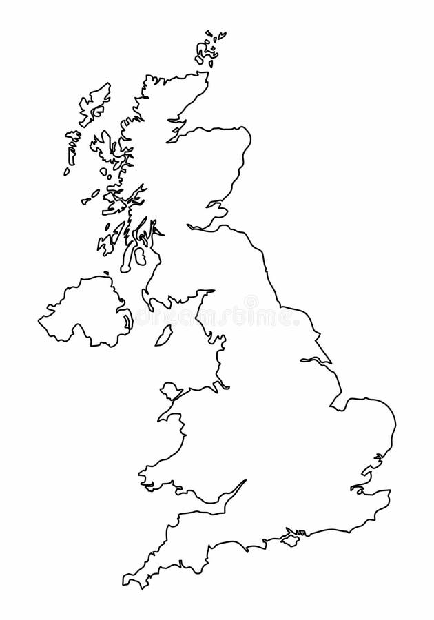 England Wales Map Outline Stock Illustrations – 1,196 England Wales Map ...